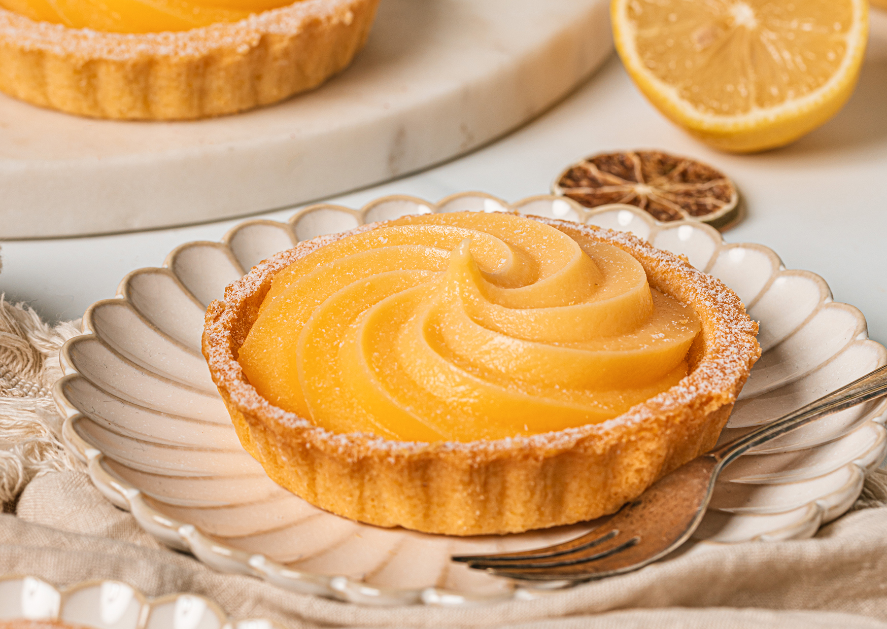 1-316 Citrus Tart (GF) - Priestley's Gourmet Delights